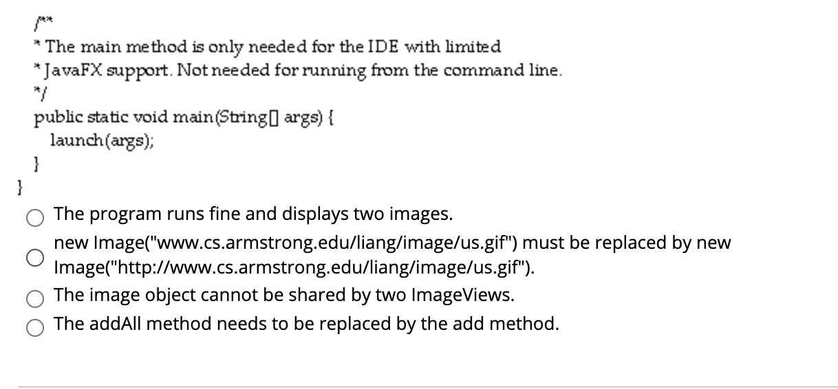 Solved Analyze the following code: import | Chegg.com Solved Analyze the following code: import | Chegg.com