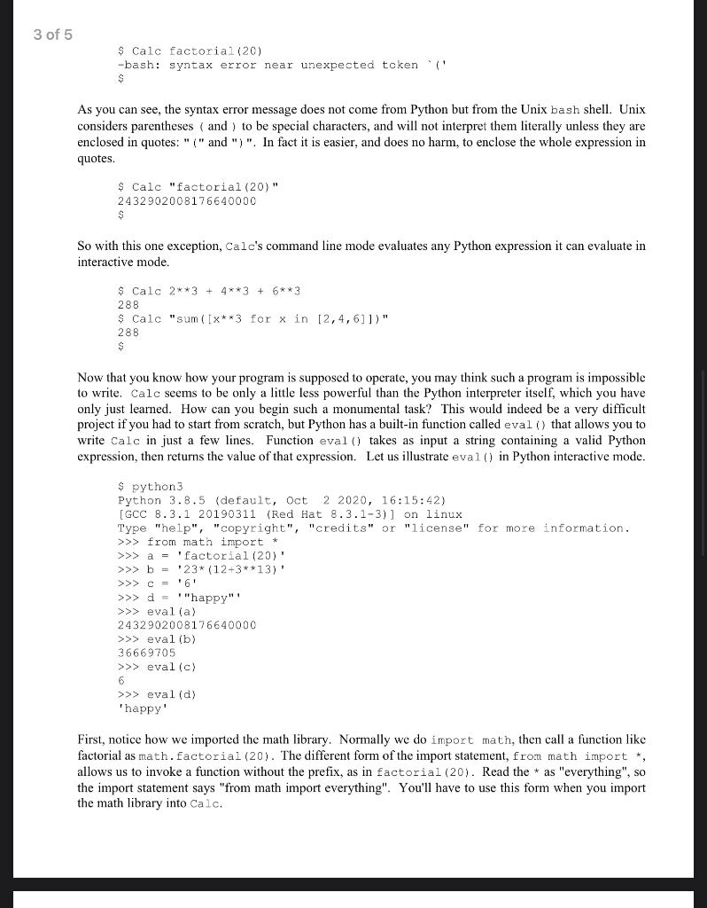 Solved In this project you will write another Python script | Chegg.com