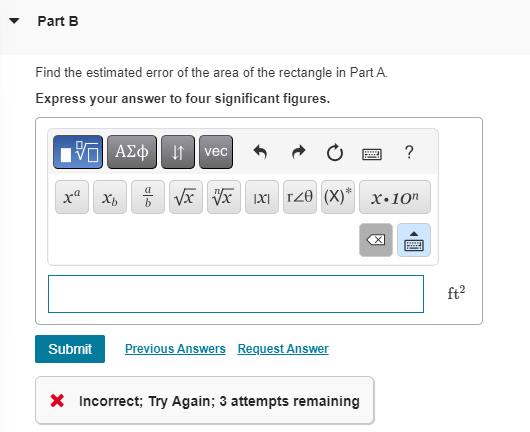 Solved Consider the following recorded values of the sides a | Chegg.com