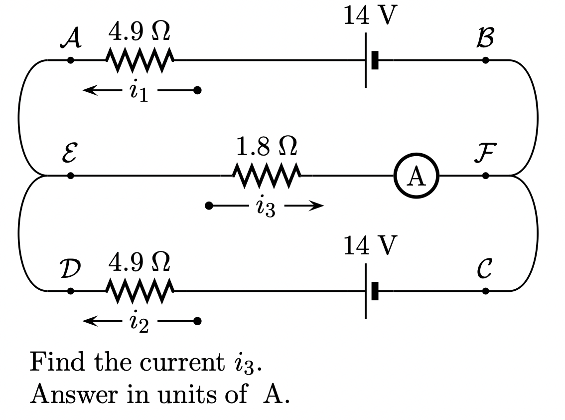 Solved I. Hill vilc unistill 43. Answer in units of A. | Chegg.com