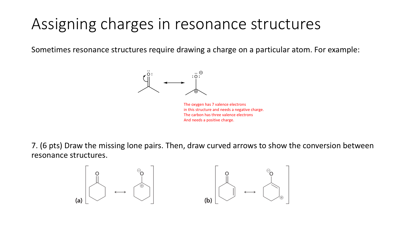 Solved Resonance Structures The curved arrow is used to show | Chegg.com