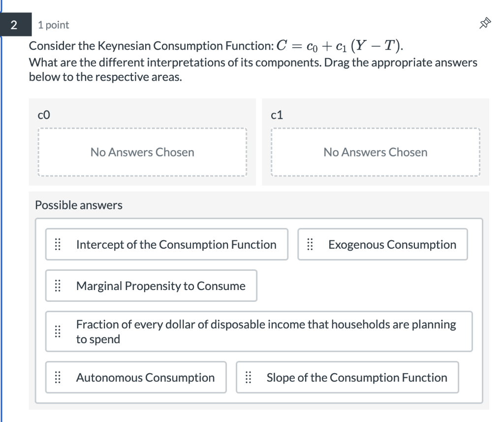 Solved Consider the Keynesian Consumption Function: | Chegg.com Solved Consider the Keynesian Consumption Function: | Chegg.com