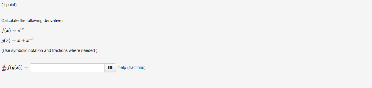 Solved Calculate the following derivative if | Chegg.com