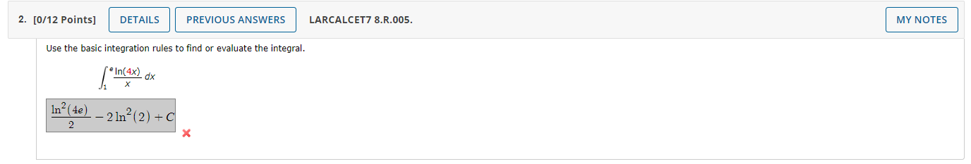 Solved Use the basic integration rules to find or evaluate | Chegg.com