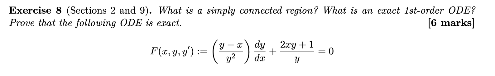 Solved Exercise 8 (Sections 2 and 9). What is a simply | Chegg.com