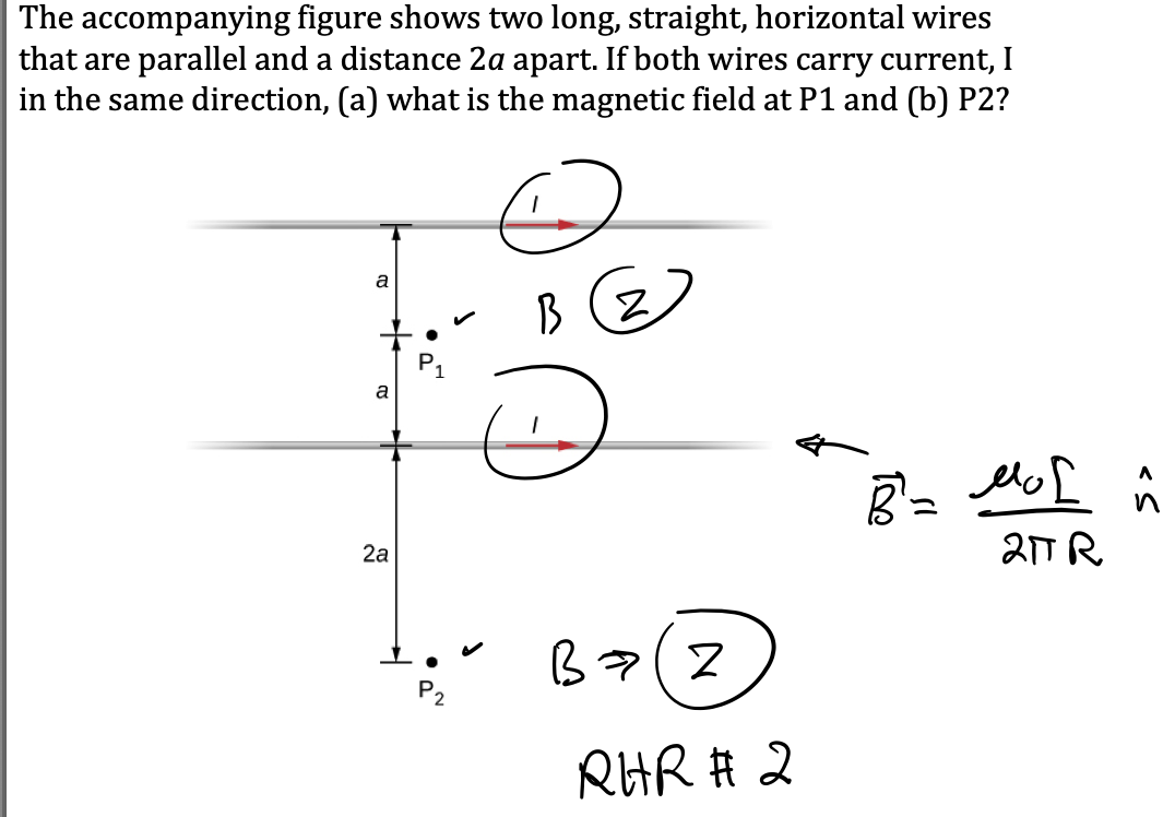 Solved The accompanying figure shows two long, straight, | Chegg.com Solved The accompanying figure shows two long, straight, | Chegg.com