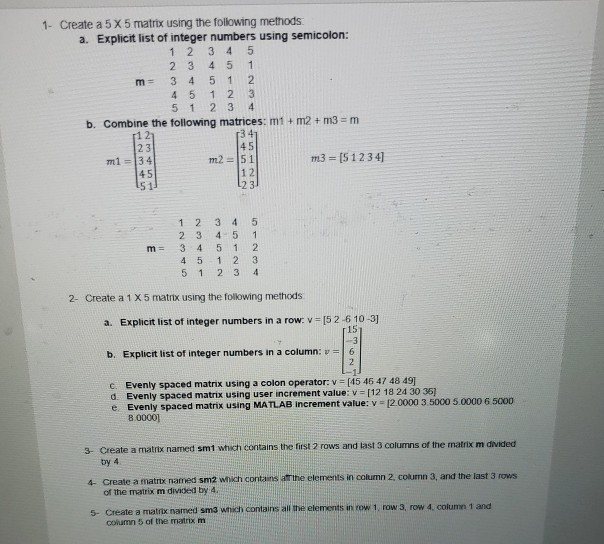 Solved I Have To Create A Program In Matlab That Does The 0595