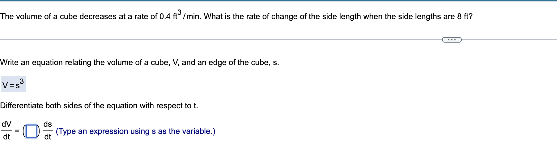 Solved The volume of a cube decreases at a rate of | Chegg.com