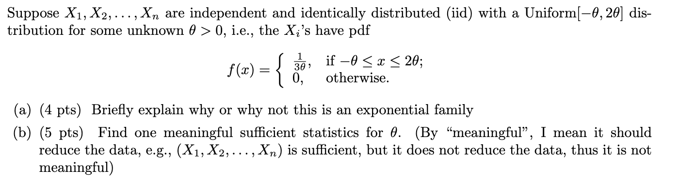 Solved Suppose X1, X2, ..., Xn are independent and | Chegg.com