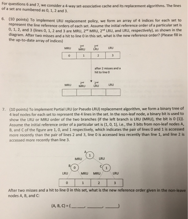 or questions 6 and 7, we consider a 4-way | Chegg.com