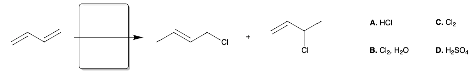 Solved A. HCl c. Cl2 B. Cl2,H2O D. H2SO4 | Chegg.com