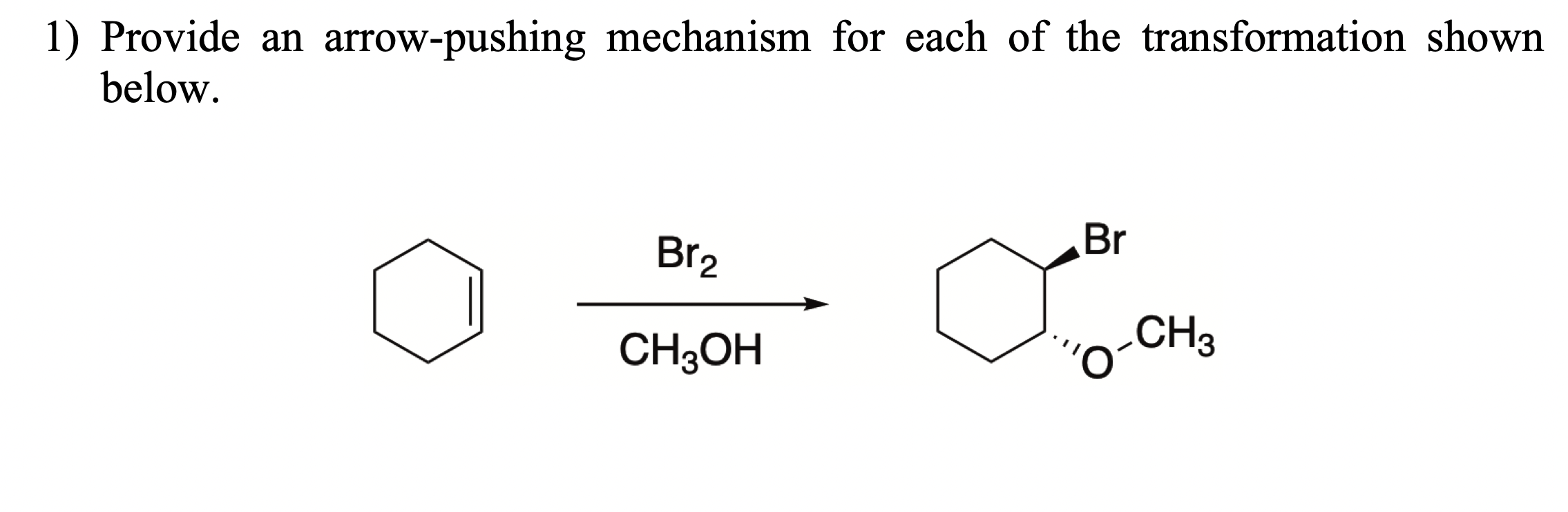 Please show the arrow pushing mechanims and the name | Chegg.com