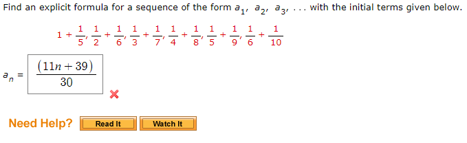 Solved Find an explicit formula for a sequence of the form | Chegg.com
