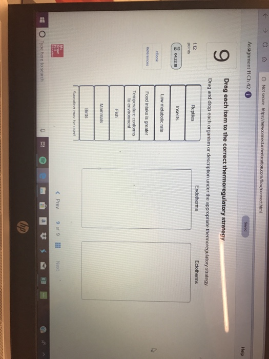 Solved Drag and drop each characteristic to the correct | Chegg.com