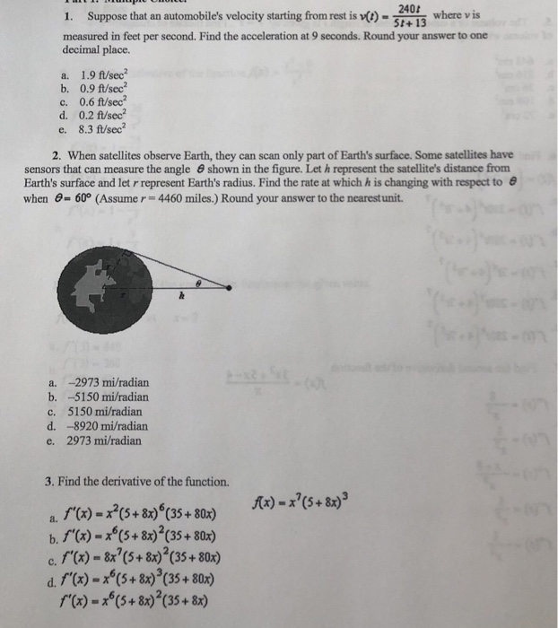 Solved 8. Suppose the position function for a free-falling | Chegg.com