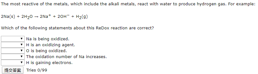Solved Metal Activity Series A single-displacement reaction | Chegg.com