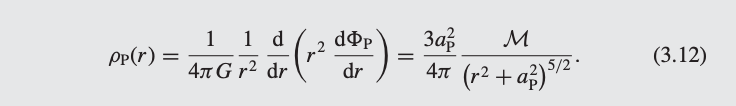 Solved Problem 3.12 Show that, for the Plummer sphere of | Chegg.com