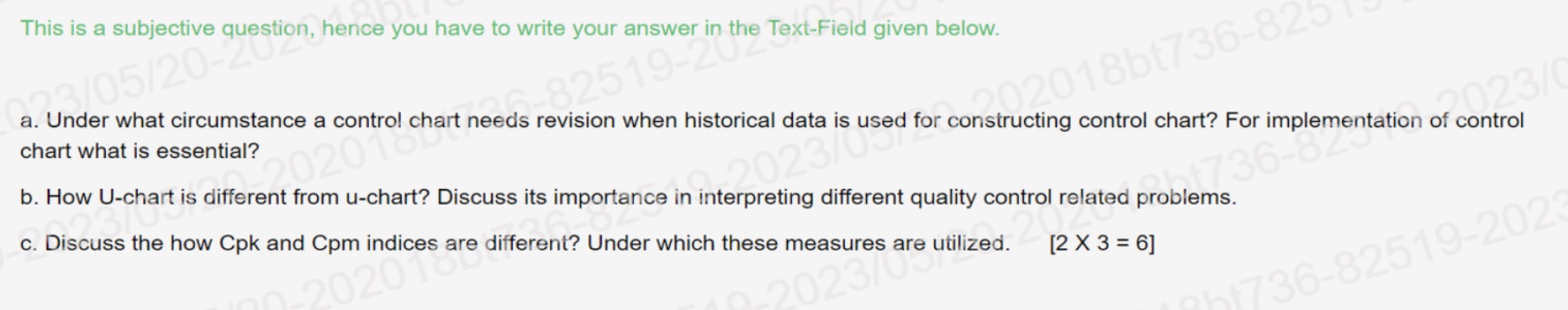 Solved This is a subjective question, hence you have to | Chegg.com