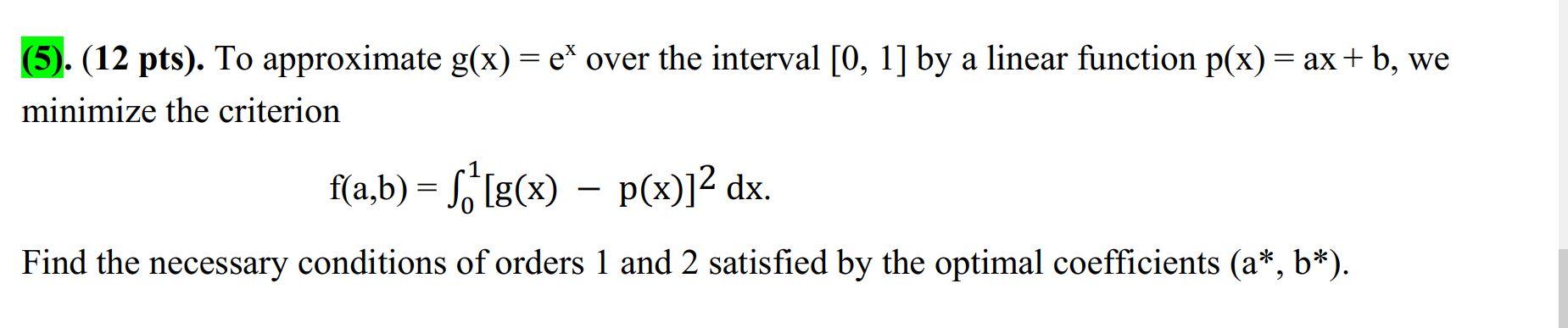 Solved This is a non-linear optimization problem. I need the | Chegg.com