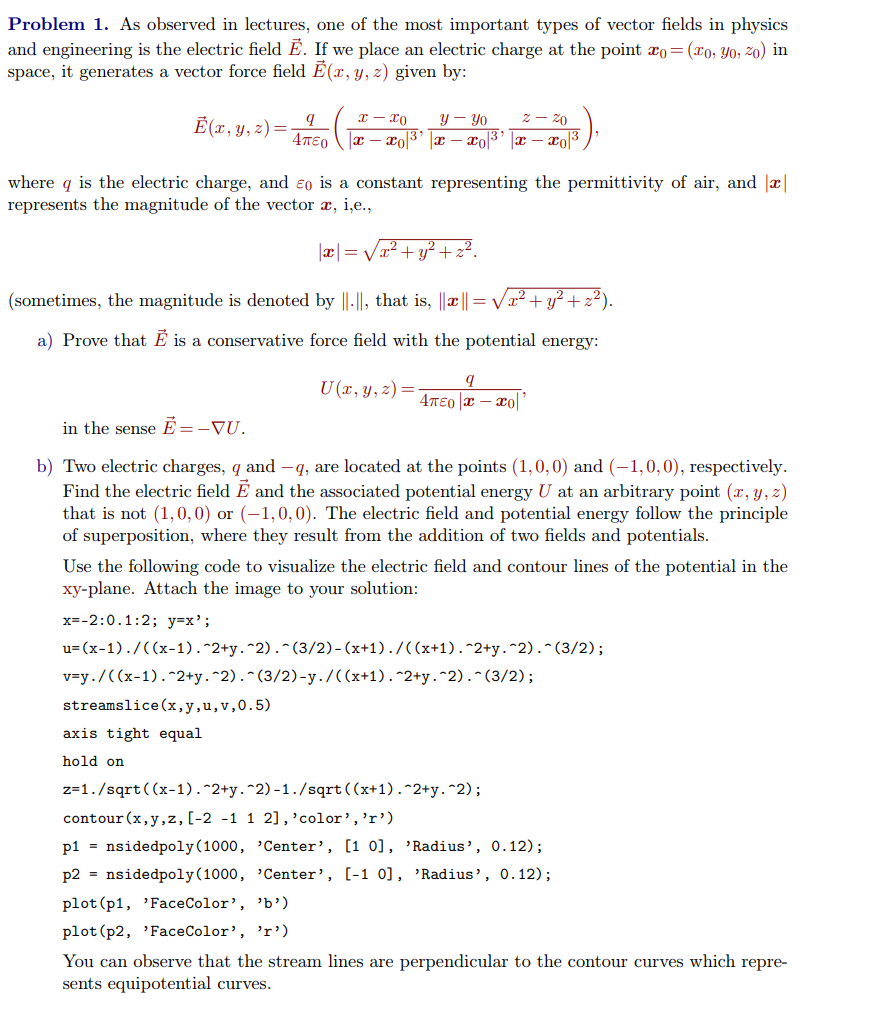 Problem 1. As observed in lectures, one of the most | Chegg.com