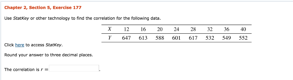Solved Chapter 2 Section 5 Exercise 176 Use Statkey Or 7187