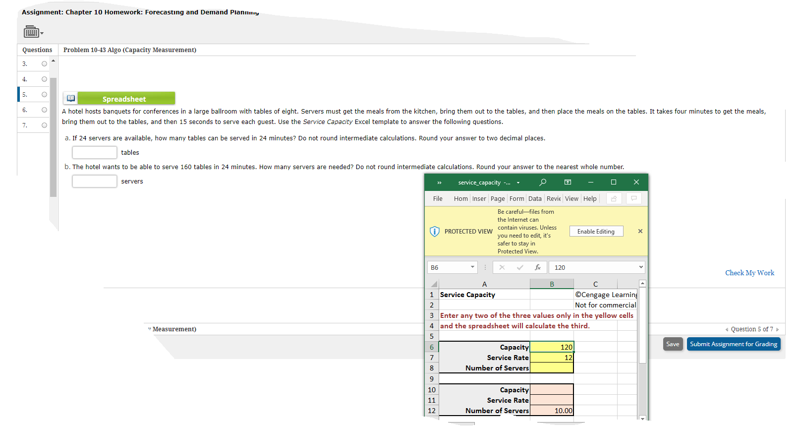 Solved Assignment: Chapter 10 Homework: Forecasting and | Chegg.com