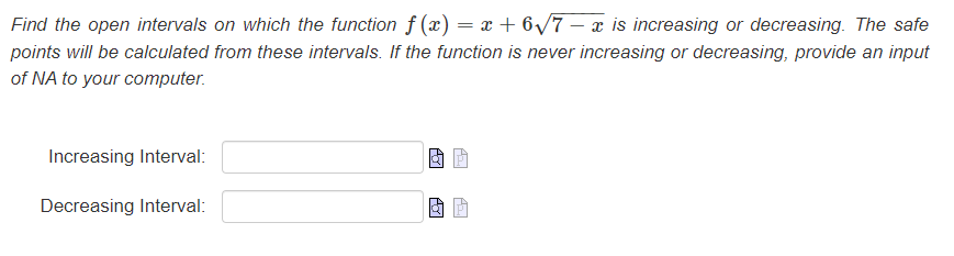Solved Find the open intervals on which the function | Chegg.com