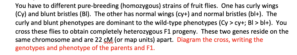 Solved You have to different pure-breeding (homozygous) | Chegg.com