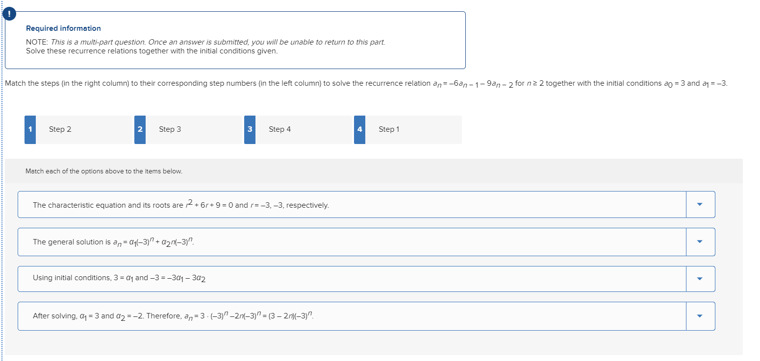Solved Required information NOTE: This is a multi-part | Chegg.com