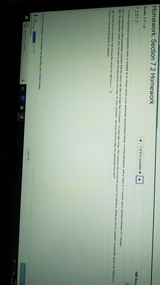 Solved Homework Section 7 2 Homework Score 0 Of 1 Pt