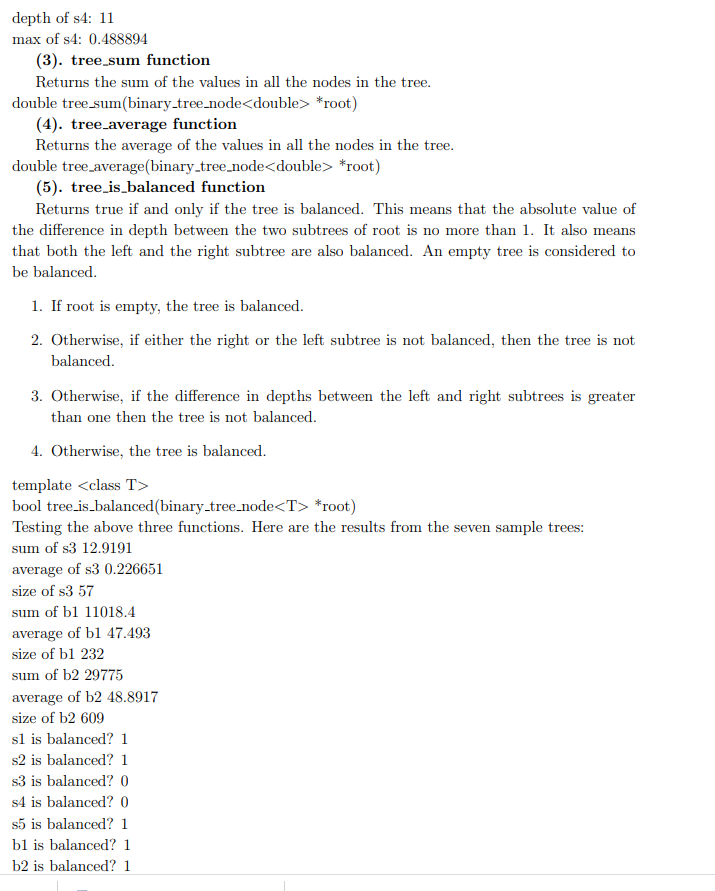 Solved The purpose of this lab is to reinforce tree, and | Chegg.com