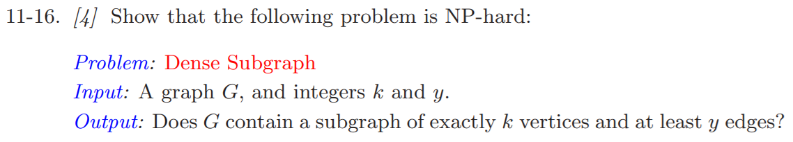 Solved 11-16. [4] Show that the following problem is | Chegg.com