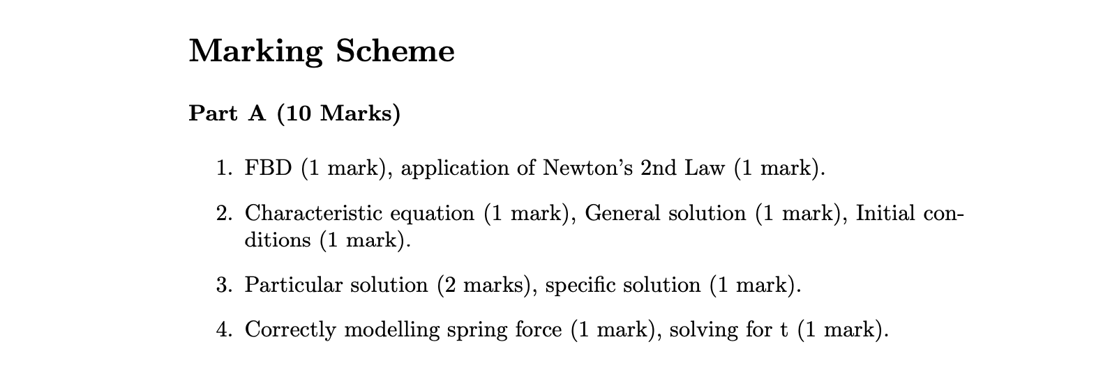 Solved Part A: 2nd Order ODEs (10 Marks) Consider the forced | Chegg.com Solved Part A: 2nd Order ODEs (10 Marks) Consider the forced | Chegg.com