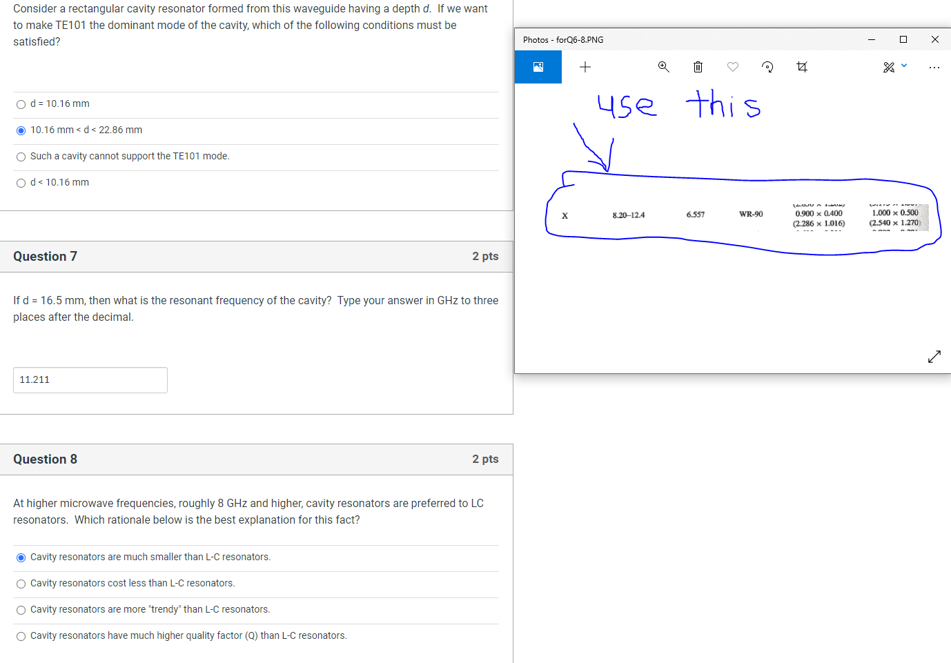 Solved Consider a rectangular cavity resonator formed from | Chegg.com
