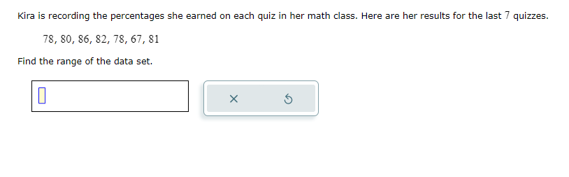 Solved Kira is recording the percentages she earned on each | Chegg.com