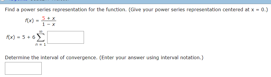 Solved Find a power series representation for the function. | Chegg.com