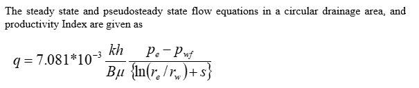 The steady state and pseudosteady state flow | Chegg.com