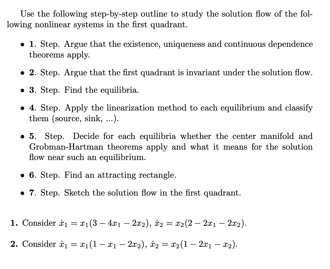 Solved Use the following step-by-step outline to study the | Chegg.com