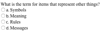 Solved What is the term for items that represent other | Chegg.com
