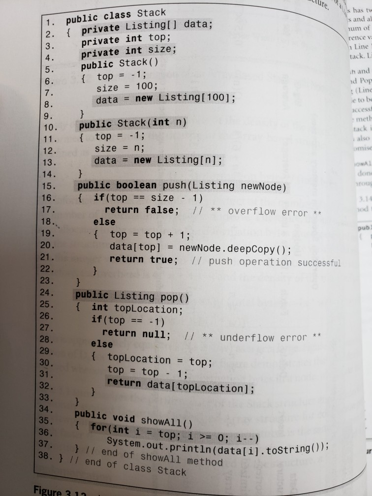 Solved Programming Exercises 19. Expand the implementation | Chegg.com