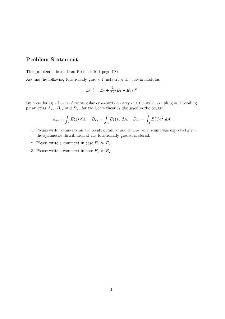 Solved Problem Statement This problem is taken from Problem | Chegg.com