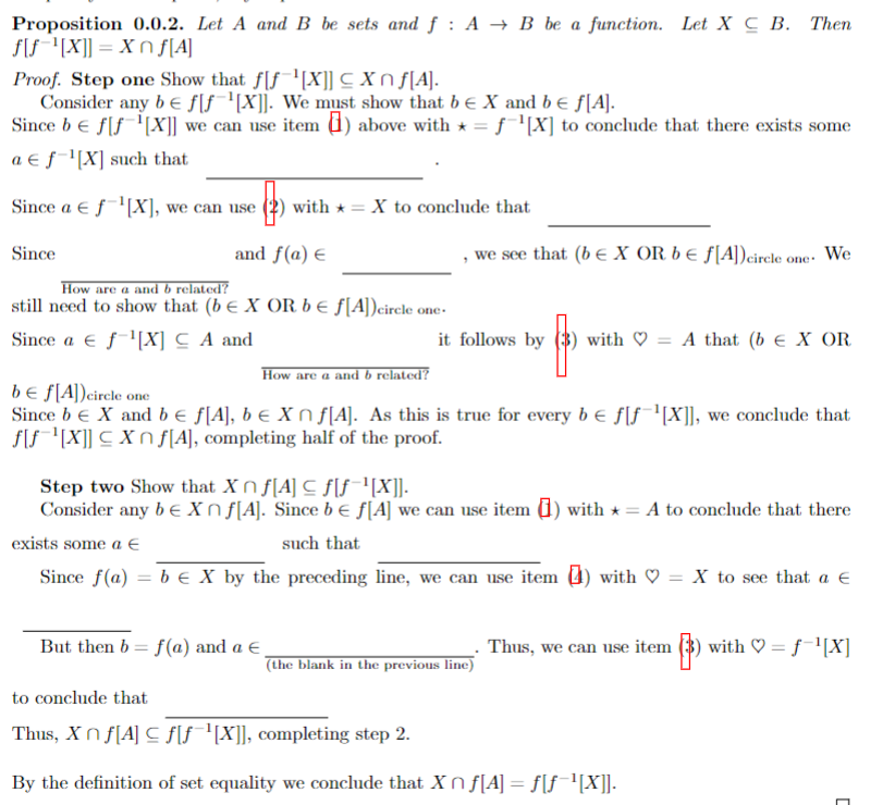 Solved Proposition 0.0.2. Let A and B be sets and f:A→B be a | Chegg.com