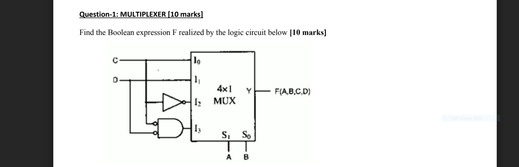 Solved Find the Boolean expression F realized by the logic | Chegg.com