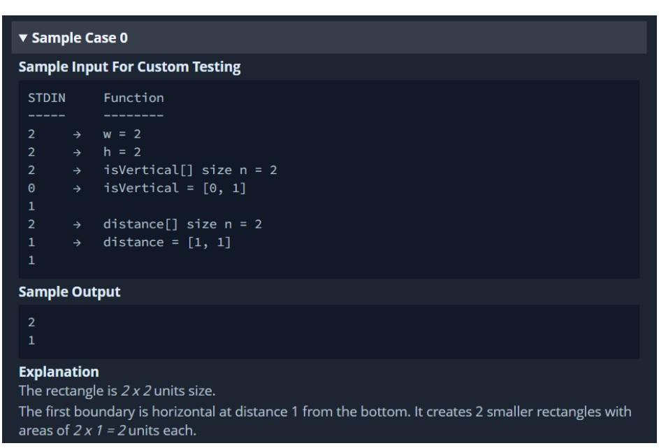 Solved Given a rectangle, add vertical and horizontal | Chegg.com