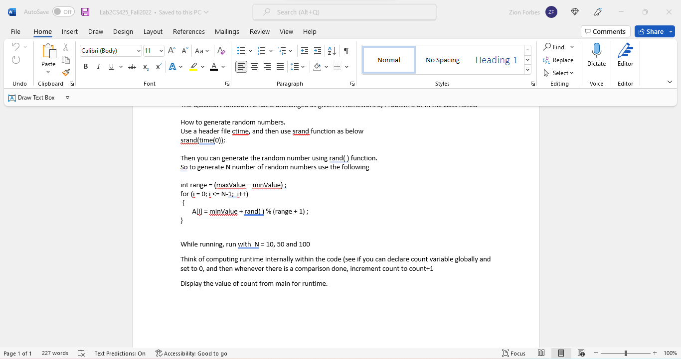 Implement Quick Sort Algorithm Using Lumoto Partition 6557