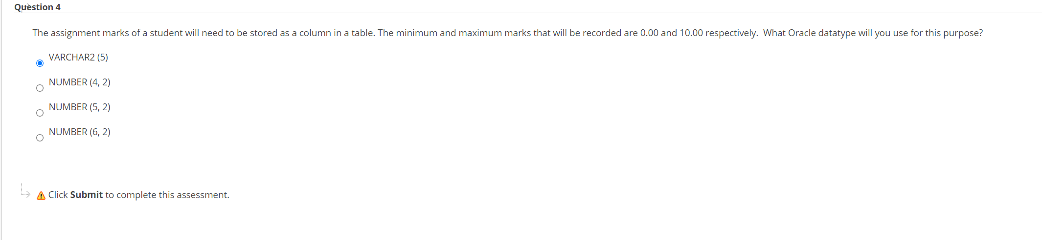 Solved Question 4 The assignment marks of a student will | Chegg.com