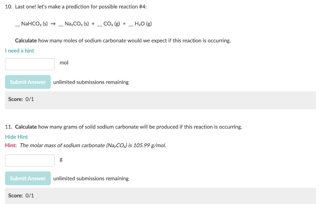 Solved 1. We're going to start by recording the mass of your | Chegg.com