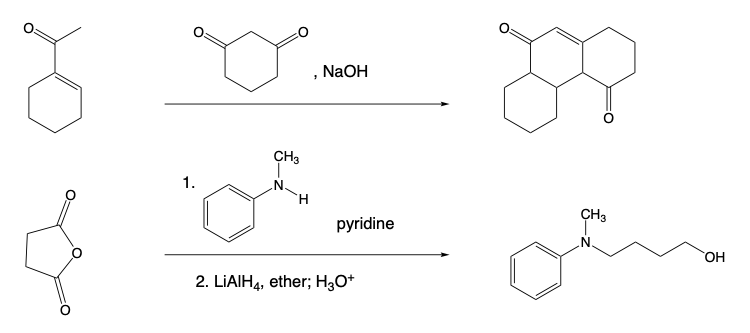 Solved 1 Pyridine 2 Lialh4 Ether H3o