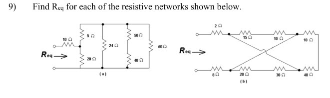 Solved 2) Use repeated application of KVL to find the values | Chegg.com