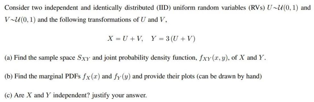 Solved Consider two independent and identically distributed | Chegg.com